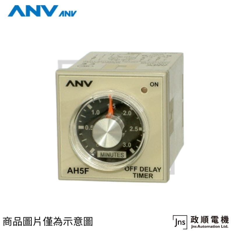 斷電延時型計時器 AH5F-B 60M DC12V-政順電機